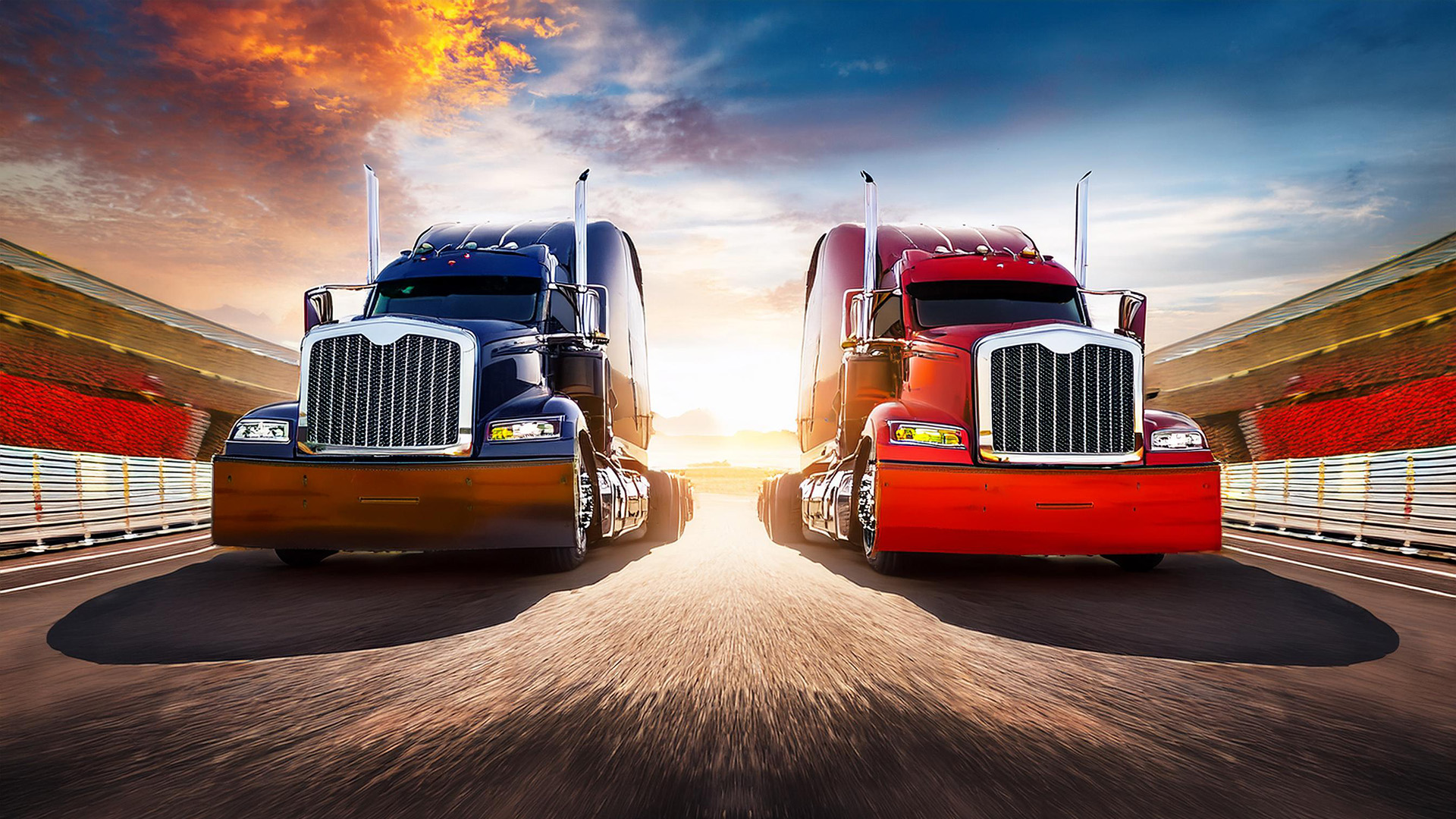 Drag racing semi-trucks (VIDEO) - Shop Press